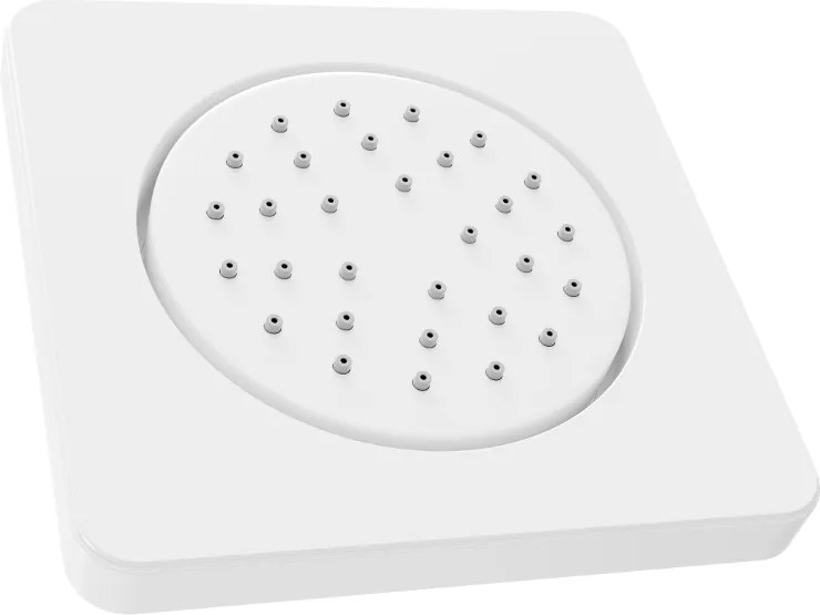 Mexen - podmítková sprchová tryska, čtvercová, 130x130 mm, bílá, 79366-20