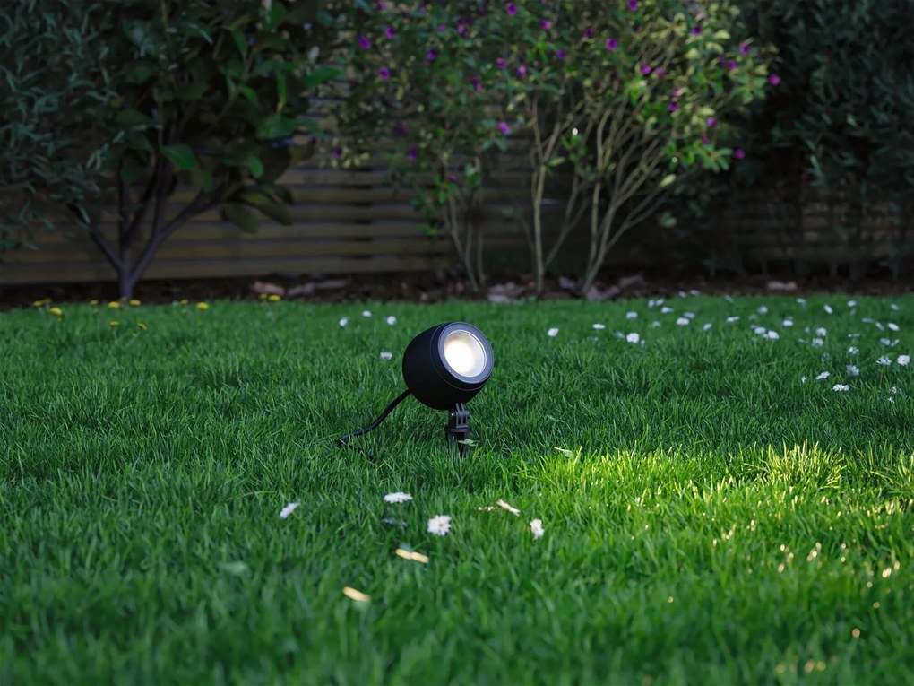 P 94770 LED bodové zahradní světlo Smart Home Zigbee Kikolo neláká hmyz IP65 90mm CCT 6,2W 230V 80° antracit umělá hmota/hliník - PAULMANN