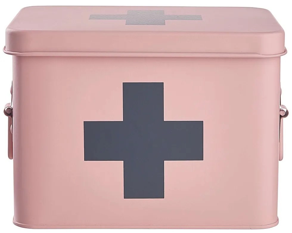 MEDIC Box na léky - sv. růžová