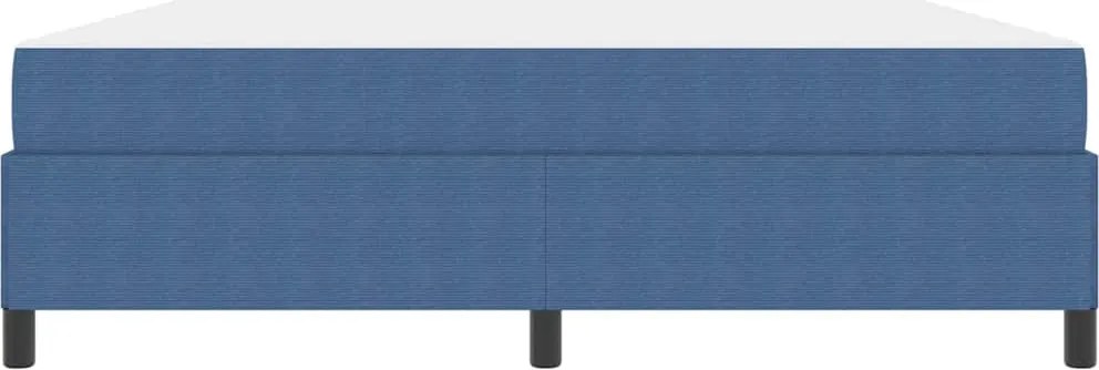 Rám postele s matrací Modrá 180 x 200 cm textil 3399138