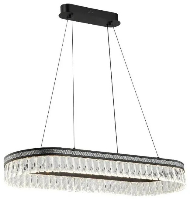 LED Stmívatelný křišťálový lustr na lanku THALIA LED/50W/230V 3000-6000K + DO