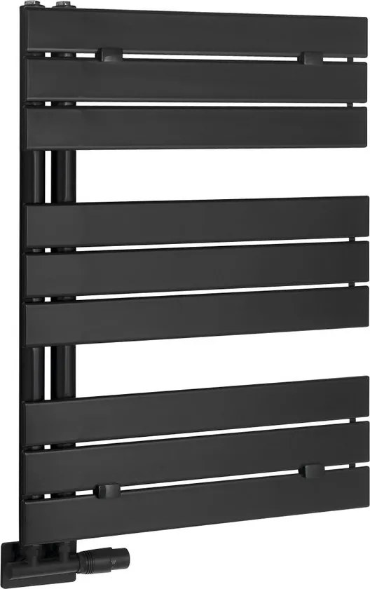 Aqualine Aqualine, MYTHOS topné těleso 500x830 mm, černá mat, LLM508B