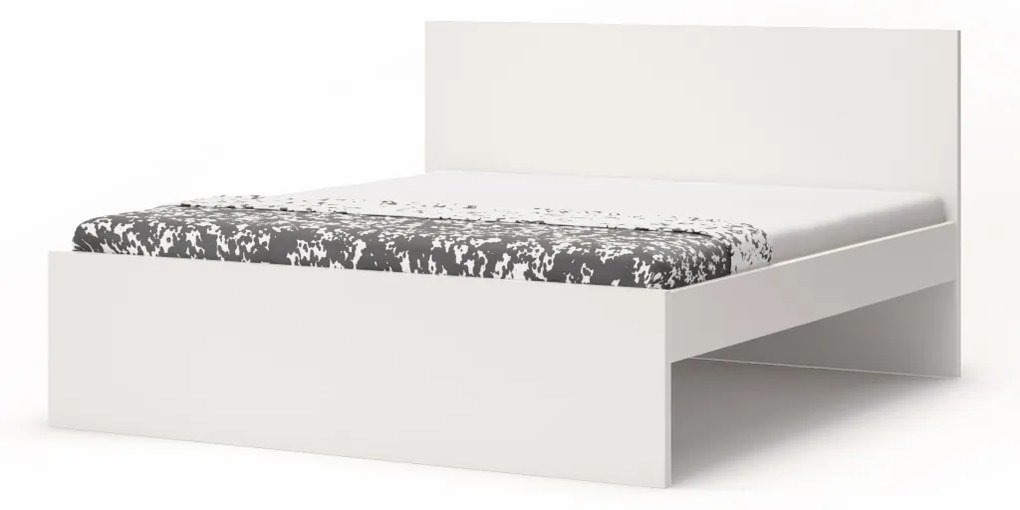 BMB Bruno postel - imitace dřeva Dekor: Akát, Rozměr: 140 x 200 cm, Čelo: 90 cm