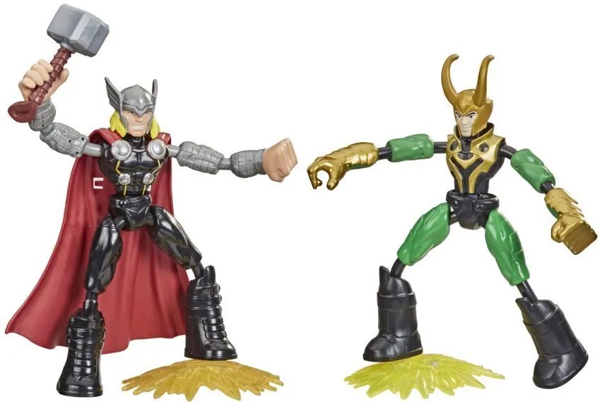 Figurky avengers bend and flex thor vs loki