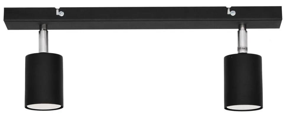 Helam | LED Bodové svítidlo TUNE 2xGU10/6,5W/230V černá | HE1399