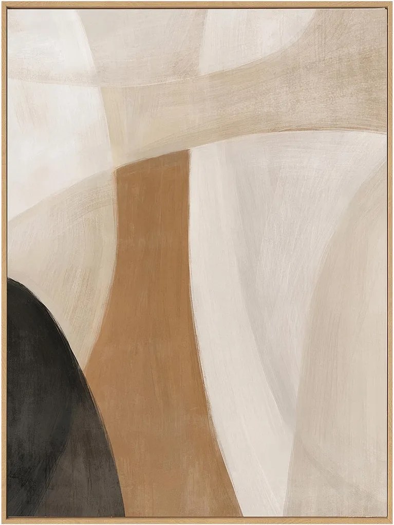Bizzotto Obraz v rámu 100x80 cm béžovo-hnědý 0240784