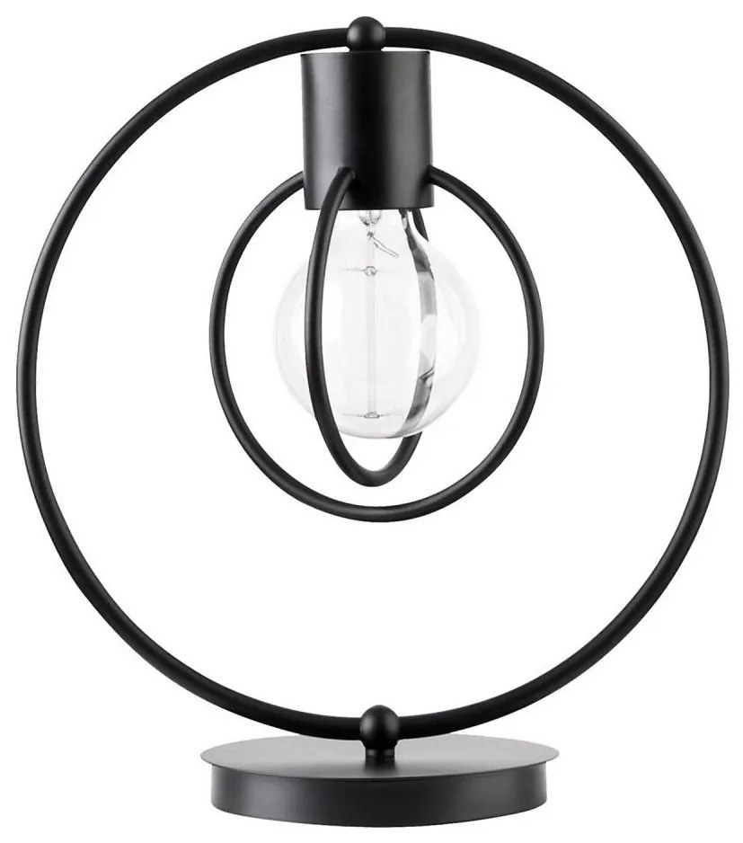 Stolní lampa AURA 1xE27/60W/230V černá