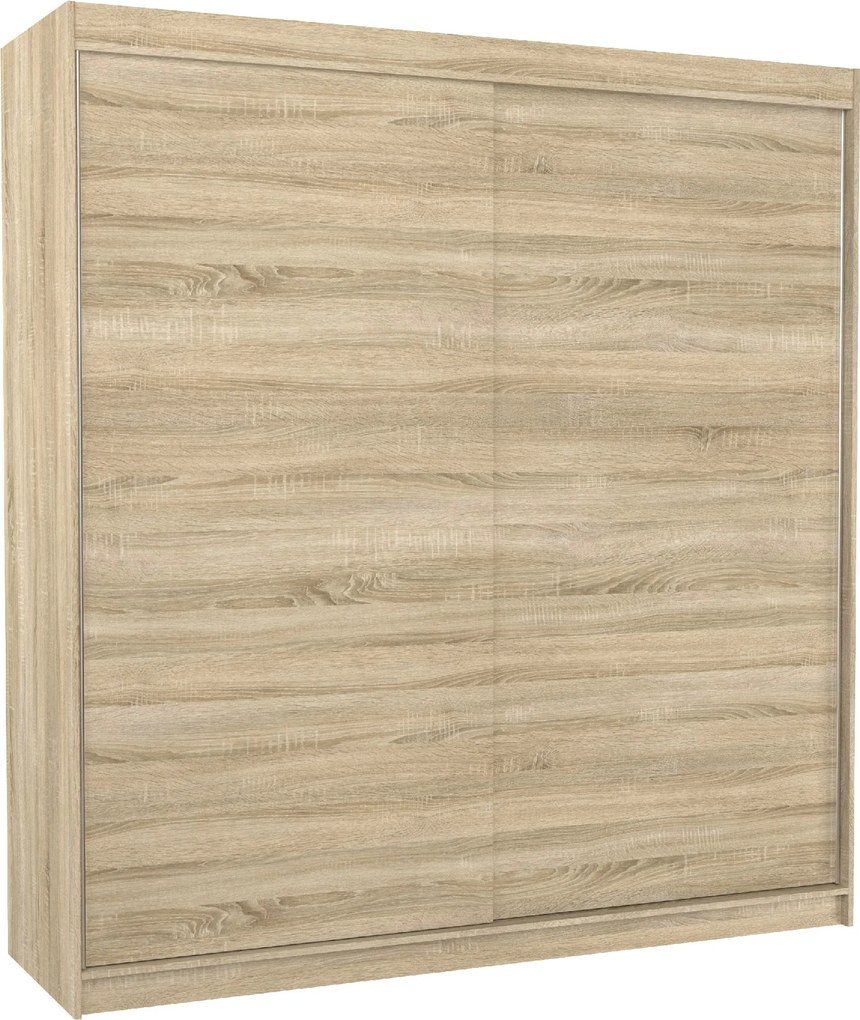 ADRK Furniture Skříň s posuvnými dveřmi TERECIA 200 ADRK-SW-TER-S-200