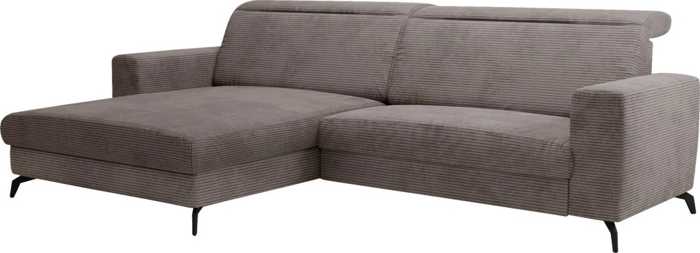 XXXLutz ROHOVÁ SEDAČKA, textil, šedohnědá Sit & More - Sedací soupravy - 000144000220