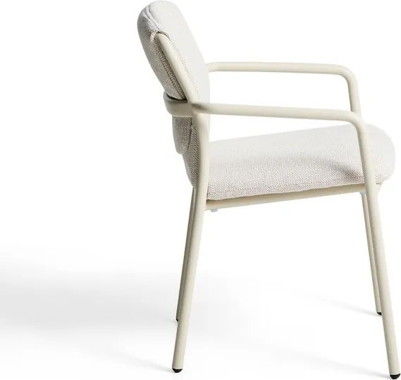Béžová polstrovaná zahradní židle Linosa – Kave Home