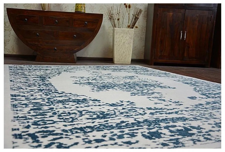 Luxusní kusový koberec akryl Dona modrý 200x300cm