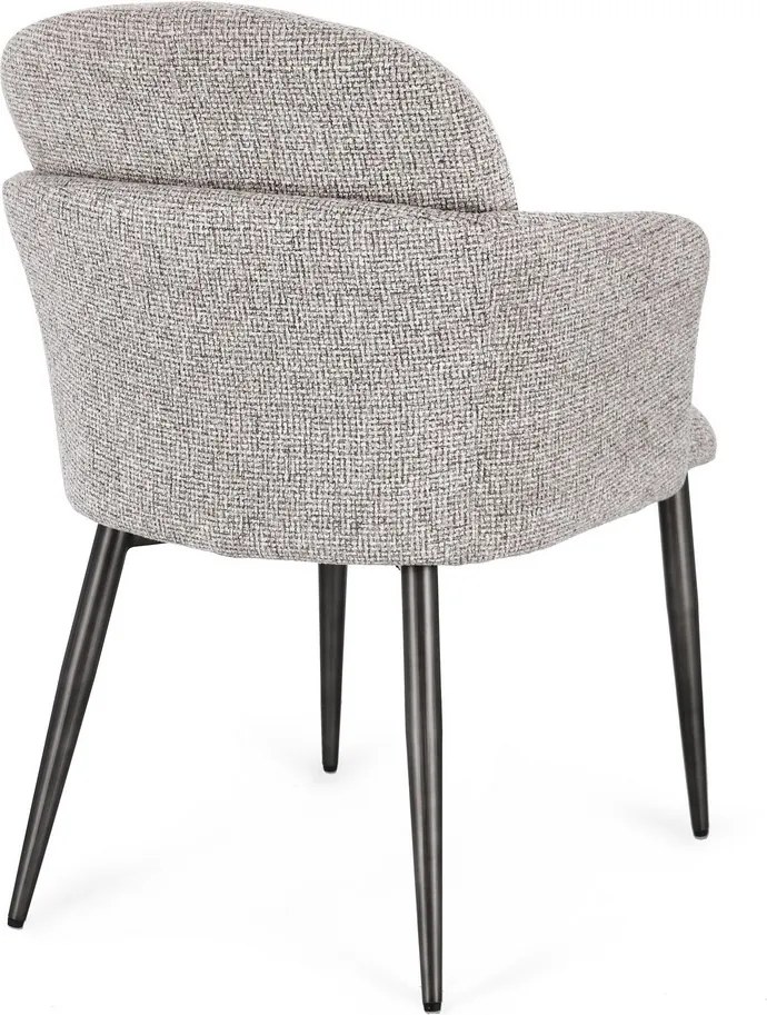 BIZZOTTO Jídelní židle ERCILLA šedá 0731387