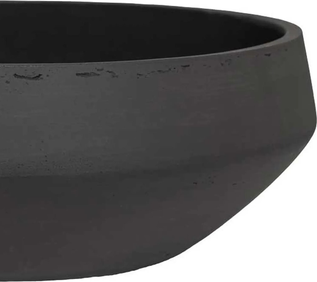 Dekorační mísa SKRELLE, vláknocement, 36x13 cm, antracit