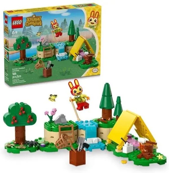 Lego stavebnice lego animal crossing 77047 bunnie a aktivity v přírodě