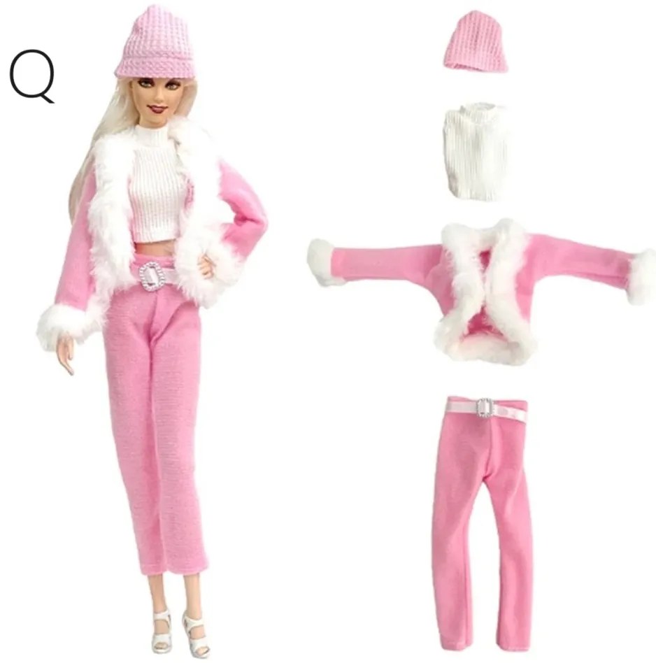 Módní oblečení pro Barbie - sada oblečení s doplňky Varianta: Q