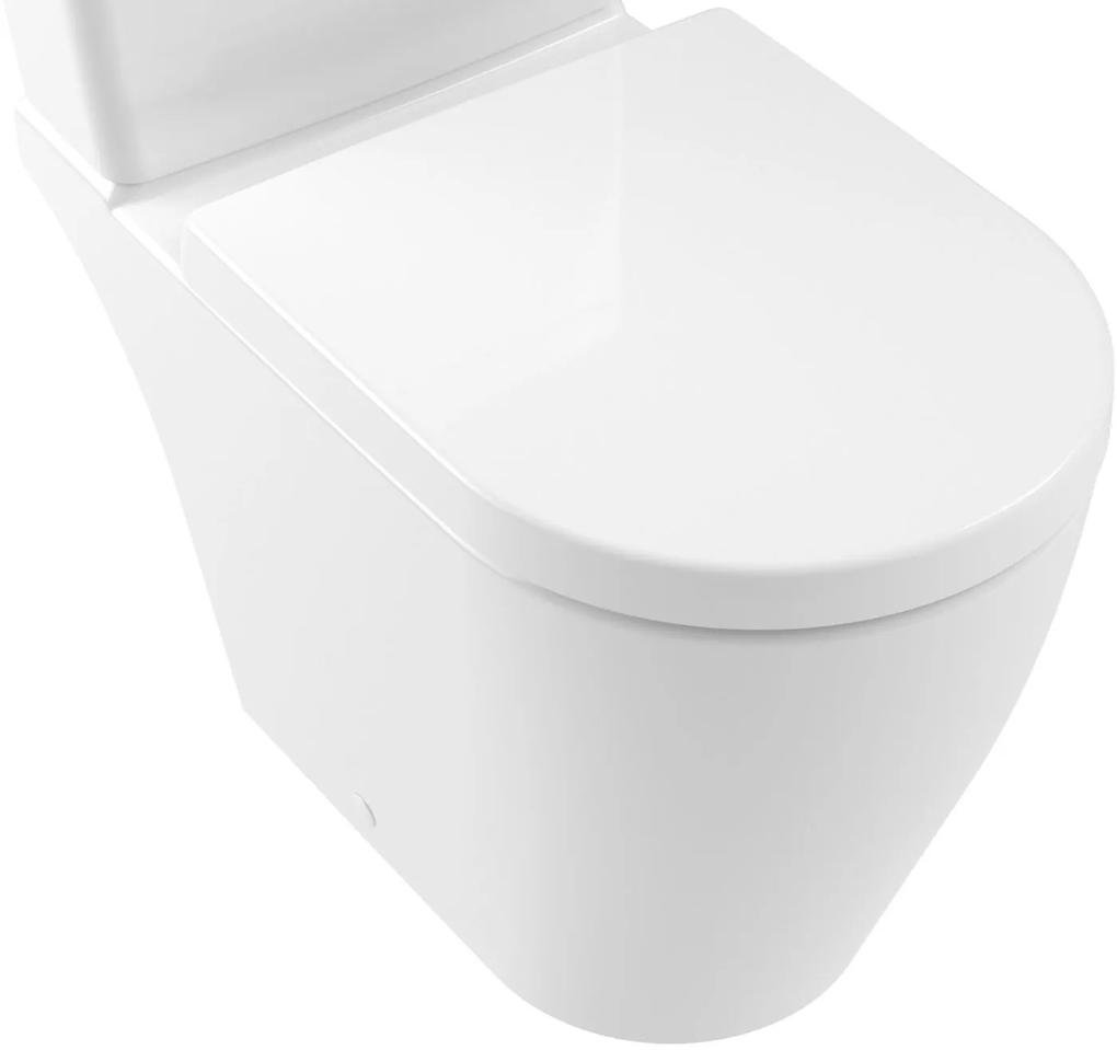 Villeroy &amp; Boch Avento záchodové prkénko pomalé sklápění bílá 9M77C101