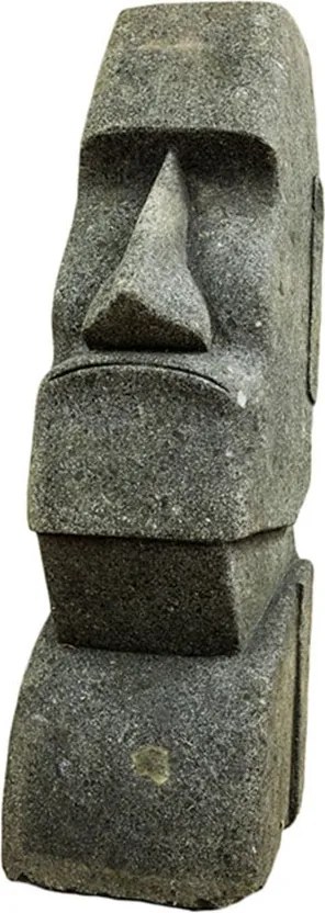 Ručně tesaná socha Moai