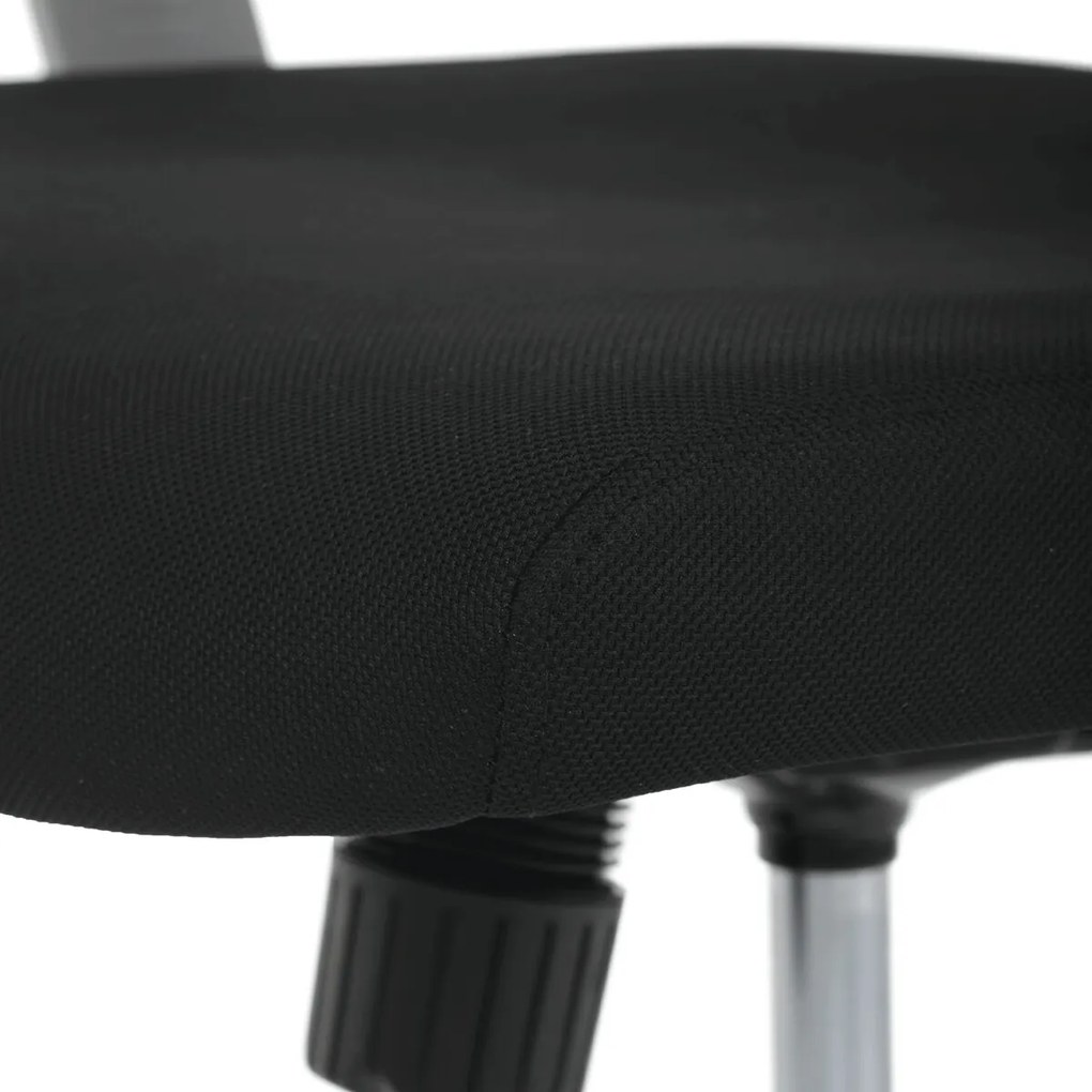 Ergonomická kancelářská židle RENEE - šedá síťovina / černá látka