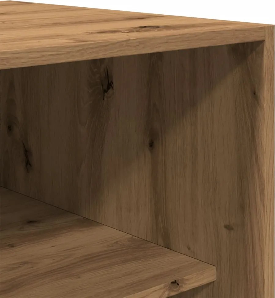 Šatní skříň dub artisan 80 x 50 x 200 cm kompozitní dřevo 3307800