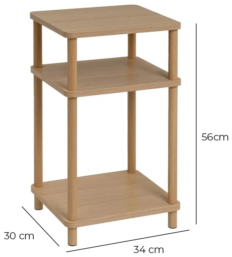 Odkládací stolek 30x34 cm Gaia – Casa Selección