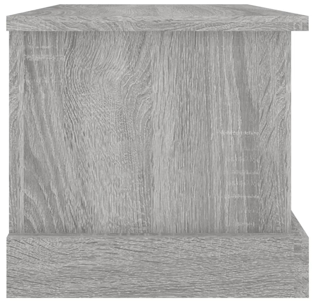 Úložný box šedý sonoma 50 x 30 x 28 cm kompozitní dřevo - Default Title