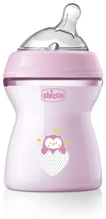 Chicco Láhev kojenecká Natural Feeling 250 ml Dívka