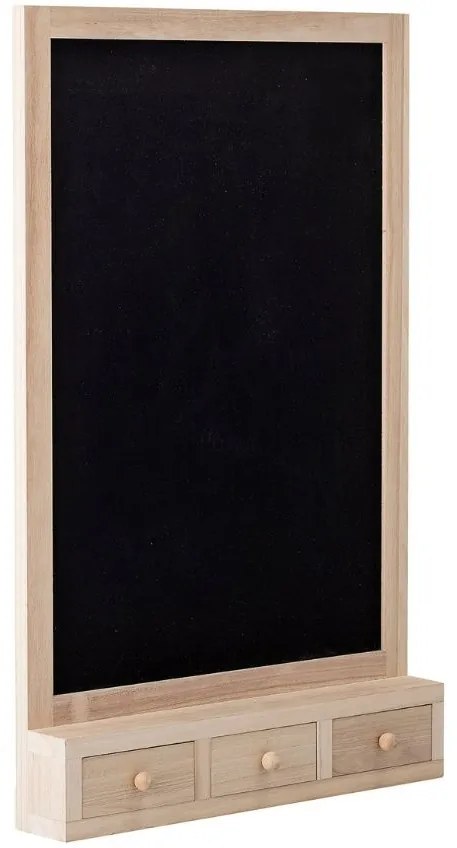 Nástěnná dřevěná tabule pro děti Bloomingville Higma 50 x 80 cm