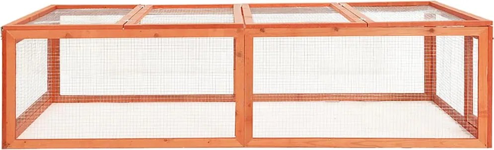 Králíkárna 183 x 90 x 46,5 cm masivní jedlové dřevo 170877