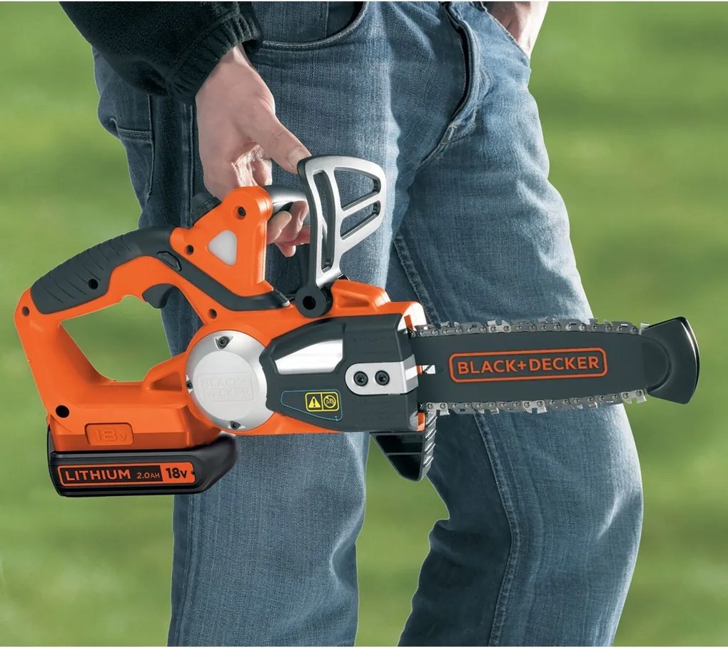 Aku řetězová pila Black+Decker GKC1820L20-QW, 18V / 2,0Ah Li-Ion