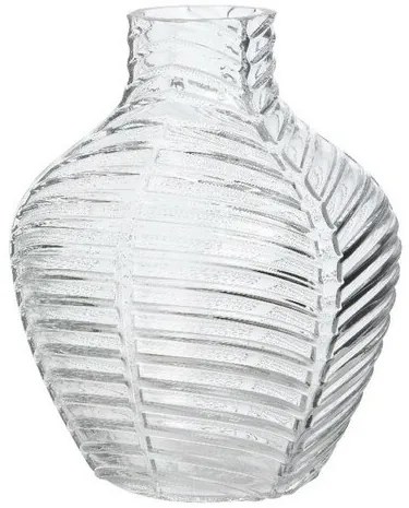 Skleněná váza Crystal čirá, 20 cm