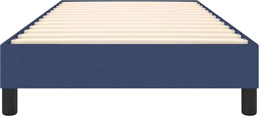 Rám postele s boxspringem modrá 90x200 cm textil 3120490