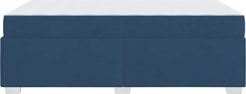Rám postele s matrací Modrá 120 x 190 cm textil 3399179