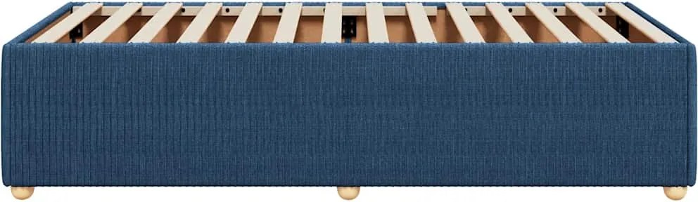 Rám postele bez matrací modrá 90x200 cm textil 3284913