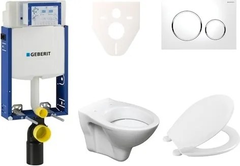 Cenově zvýhodněný závěsný WC set Geberit k zazdění + WC Ceramia S-Line Pro 110.302.00.5NR4