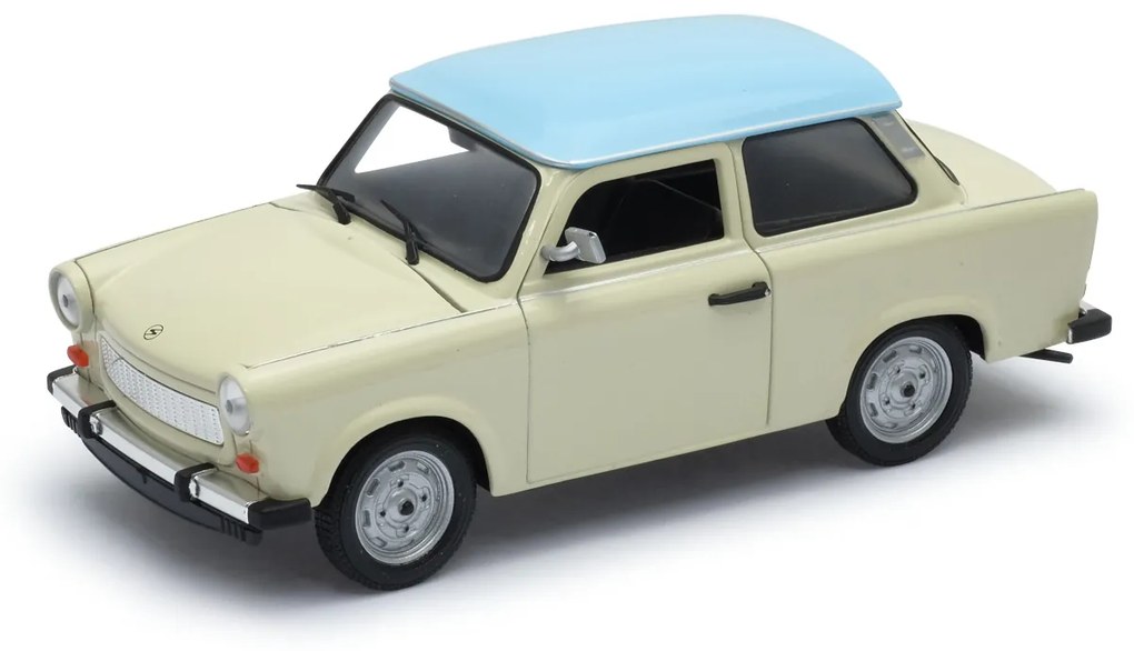 Welly Trabant 601 1:24 béžový s modrou střechou