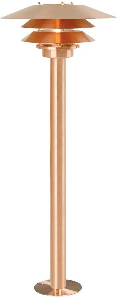 NOR 10600725 Venkovní sloupkové svítidlo Venø 1x60W E27 měď čirá - NORDLUX