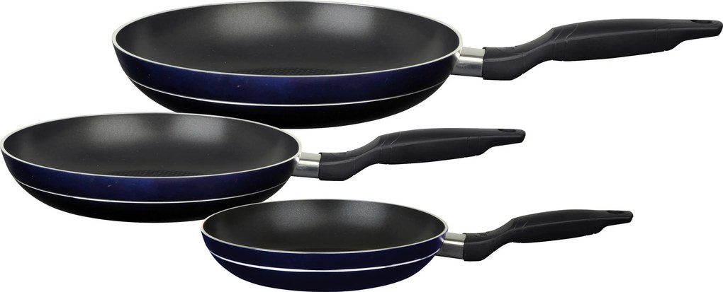 XXXLutz SADA PÁNVÍ nepřilnavý povrch PTFE 3dílné 20+24+28 cm GSW - Online Only vaření - 005240011901