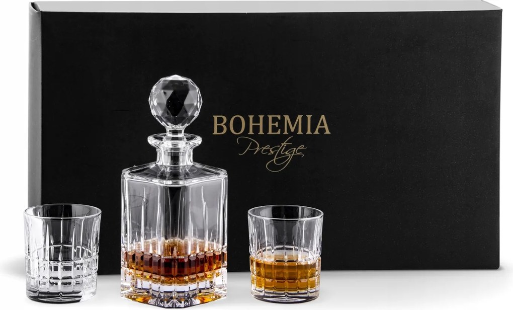 Sada na whisky Karafa 0,75 l a sklenice x6 Bohemia Herman
