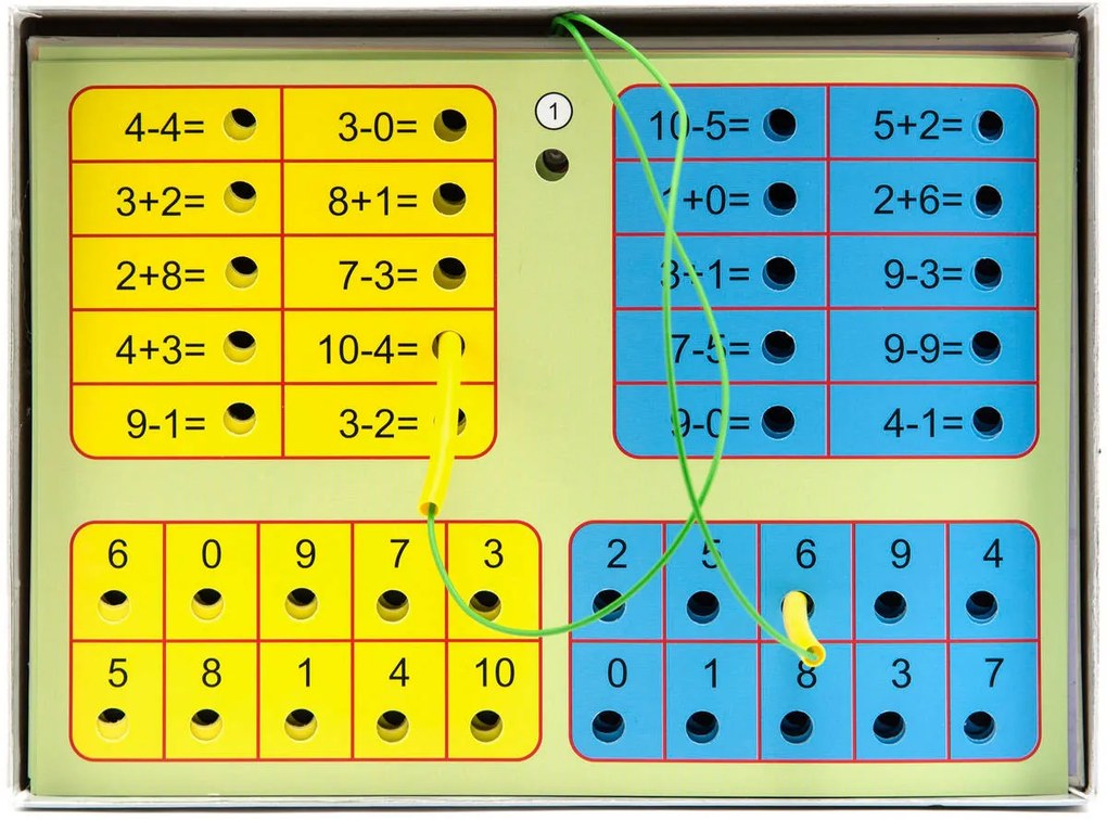 SVOBODA VOLTÍK Hra Sčítání a odčítání do 20 elektronická na baterie Světlo sv65010