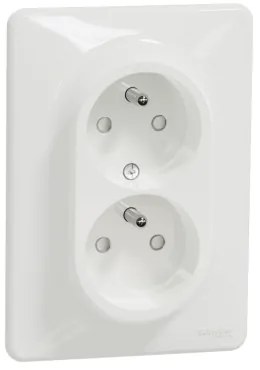 Schneider Electric Sedna Design/Elements dvojzásuvka bílá SDD311211C
