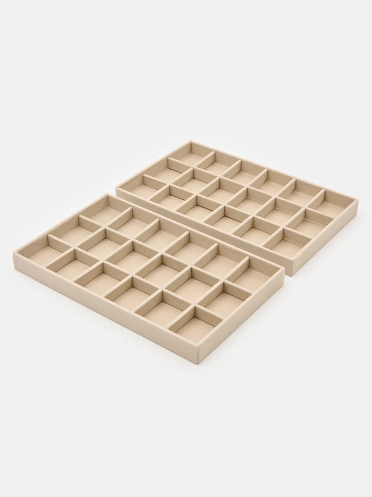 Sinsay - Organizéry na šperky 2 pack - béžová