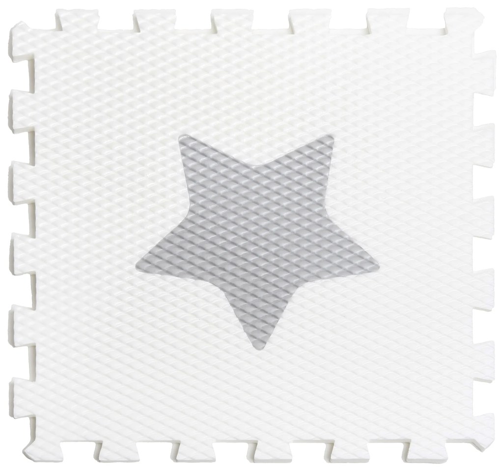 VYLEN Minideckfloor s hvězdičkou Barevná kombinace: Bílý se světle šedou hvězdičkou