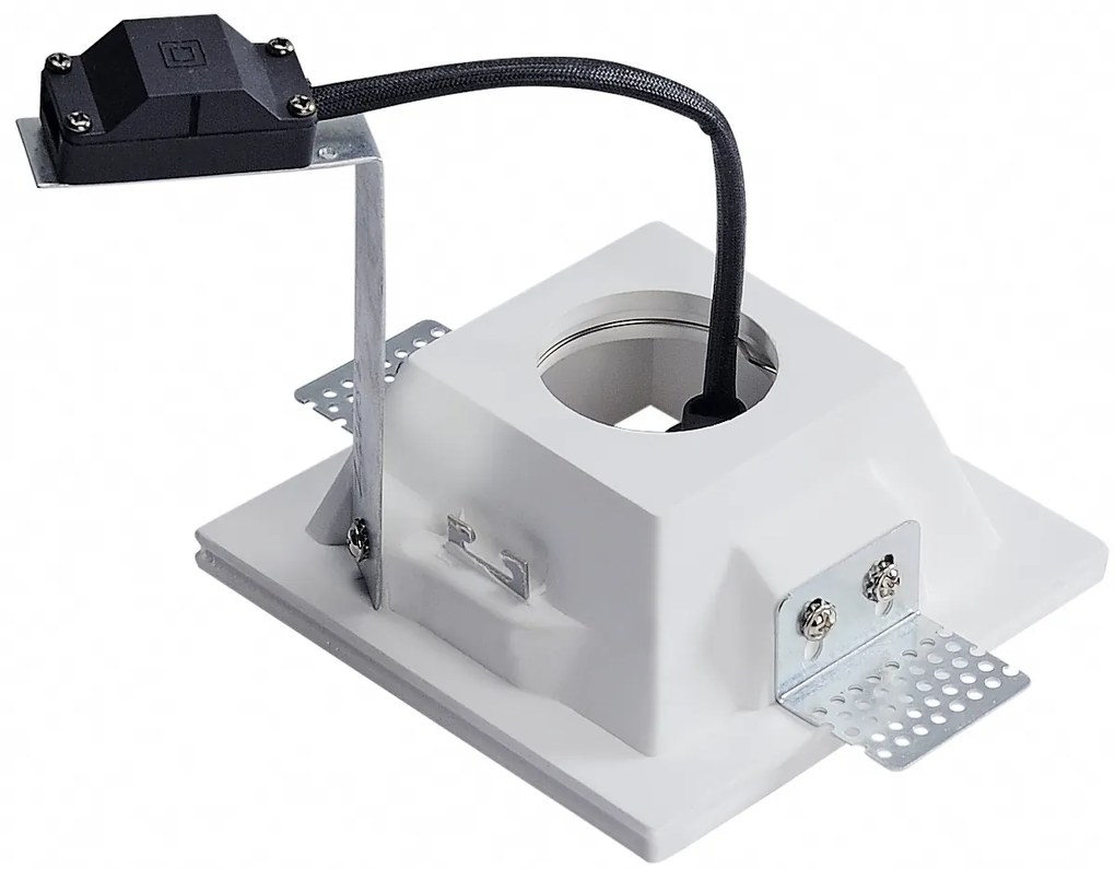 SLV 148071 Plastra downlight, vestavěné sádrové svítidlo, 1x35W GU10 rozměr 13x13cm