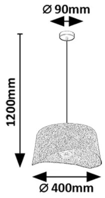 Rabalux 72189 - Lustr na lanku FARELIA 1xE27/10W/230V