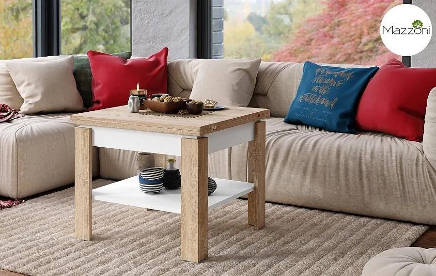 Casarredo - Komfort nábytek Konferenční stolek rozkládací LEO 65x65 cm výběr barev