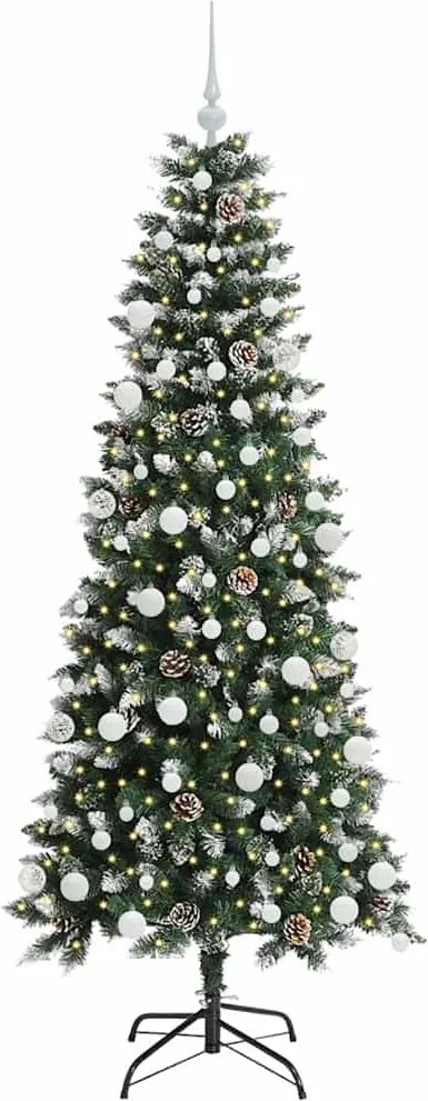 Umělý vánoční stromeček Zelená 180 cm PVC, plast a ocel 3395823