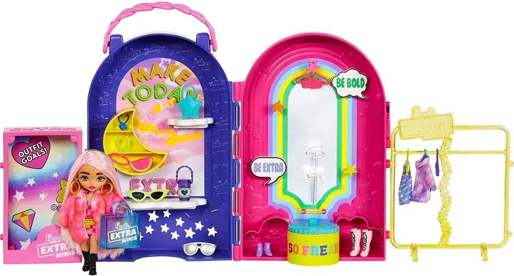 Panenka barbie extra minis butik s módou