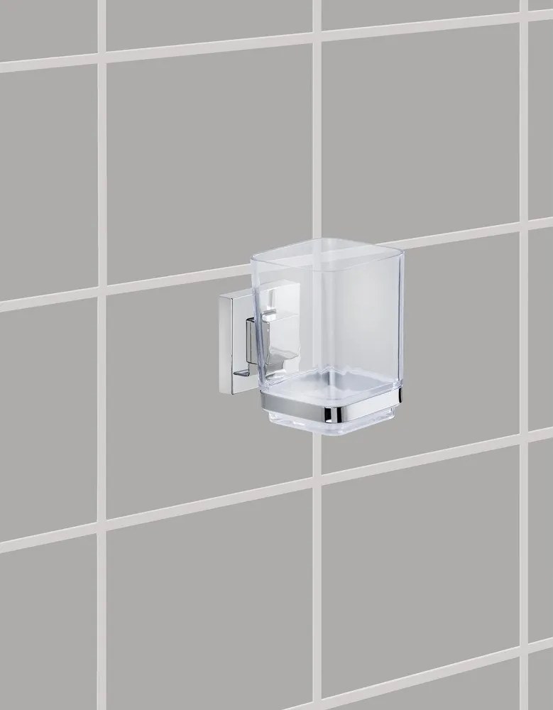 Nádobka na zubní kartáčky QUADRO,Vacuum-Loc, WENKO
