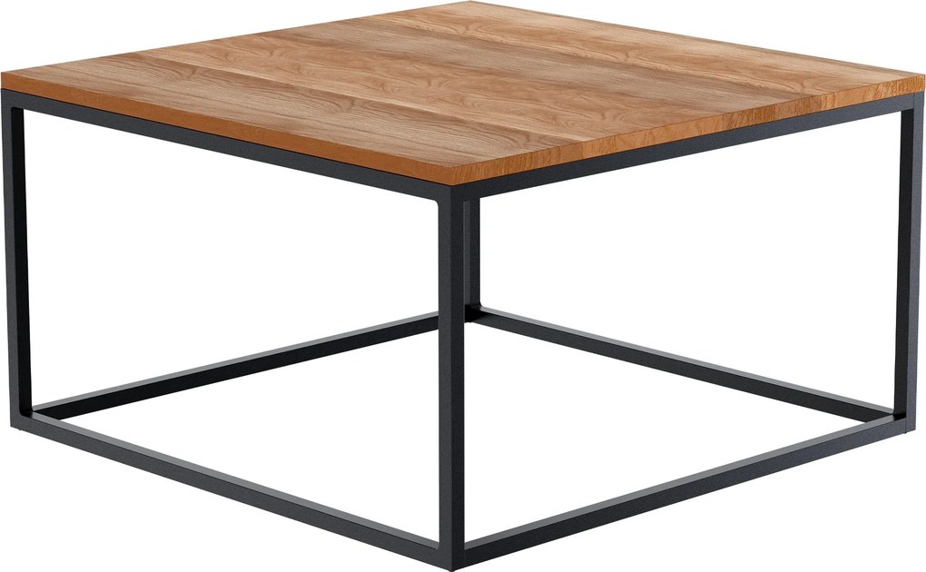 Konferenční stolek Manteo 80x80x45 cm – dubová