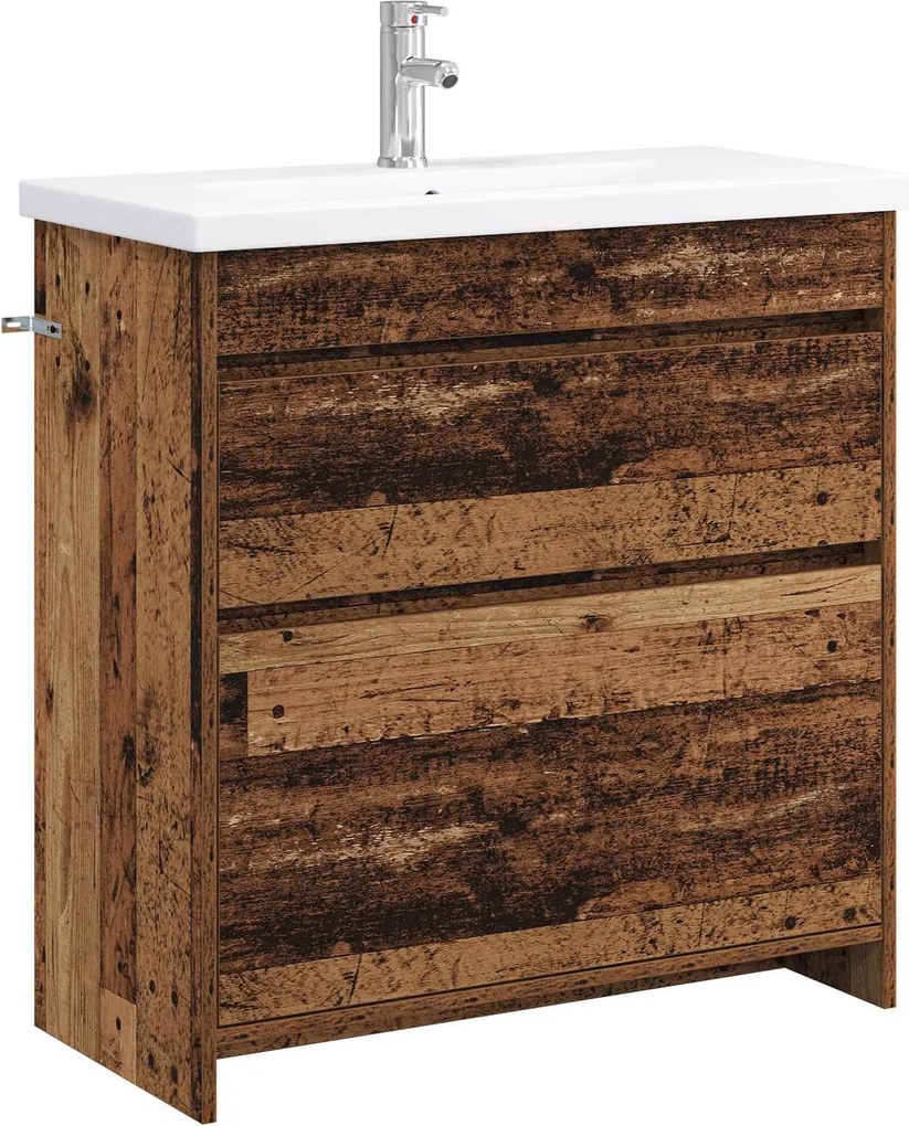 Sada koupelnového nábytku Staré dřevo 81 x 40 x 84,5 cm 3404272